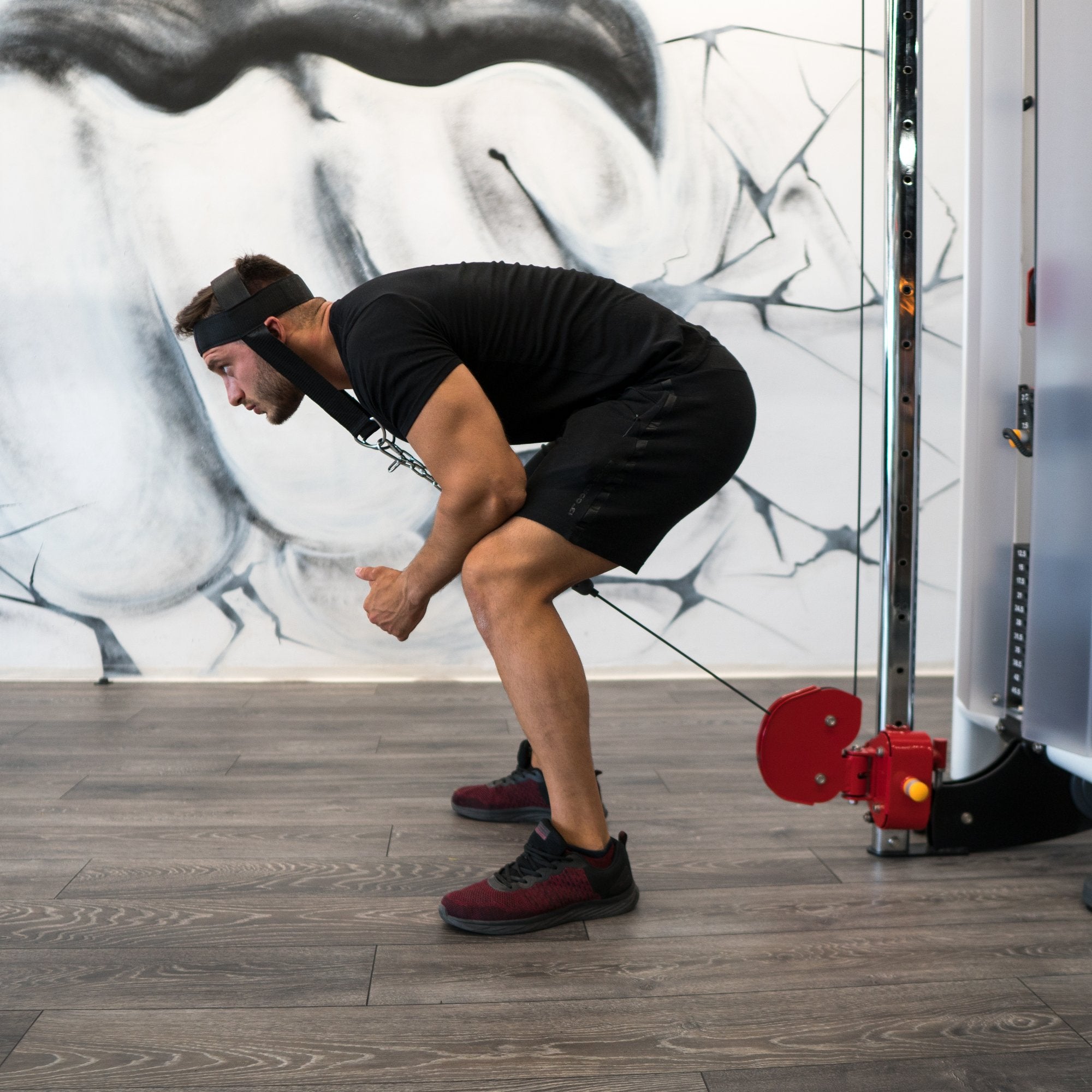 Neck Trainer Workout Harness Strap Weights Training | Armageddon Sports